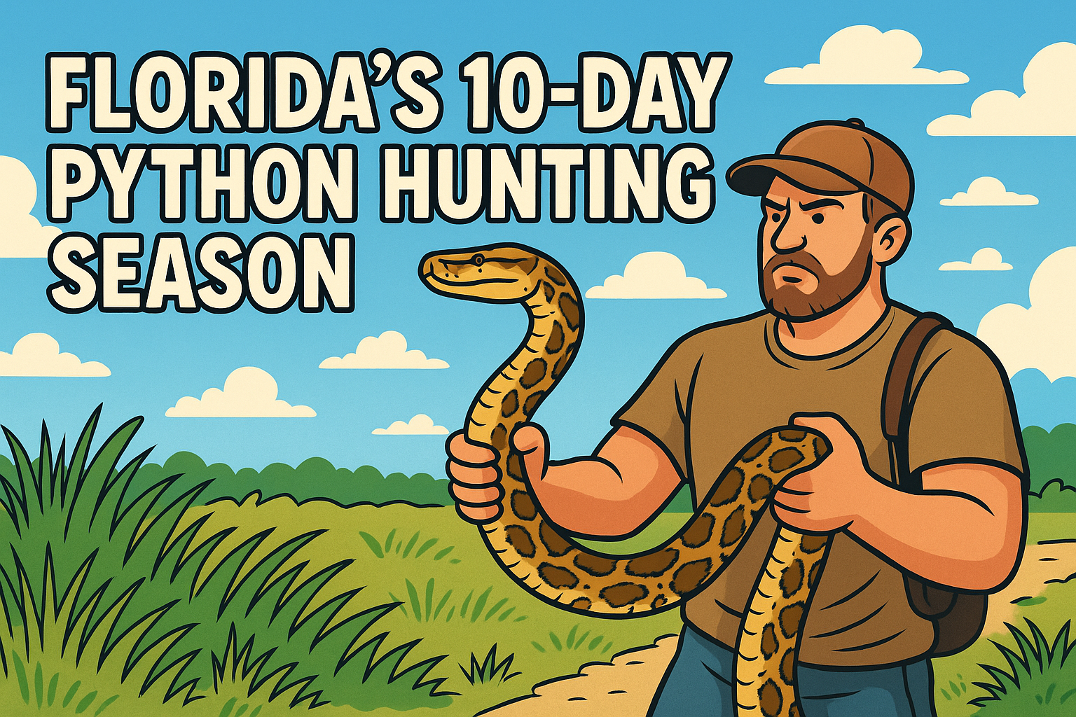 Florida’s 10-Day Python Hunting Season: Inside the Florida Python Challenge – Jax Humor